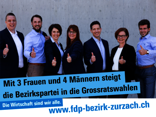 FDP.Die Liberalen Bezirk Zurzach - Medienmitteilungen detail